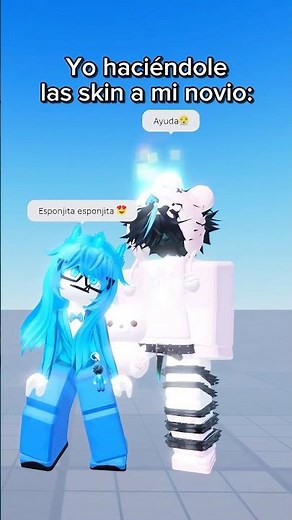 HE DOESN'T LIKE MY SKINS🙄🤣 #roblox #robloxshorts #robloxmemes #couple #boyfriend