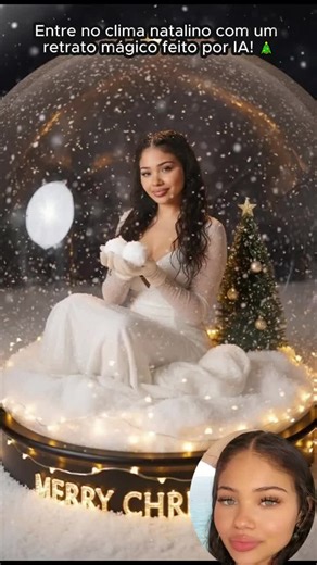 Winter-themed visuals with soft falling flakes. Download app.