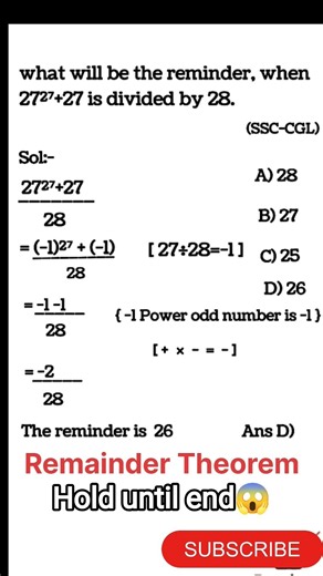 Remainder Theorem 👍#shorts #maths #viralshorts #booster #shortsfeed
