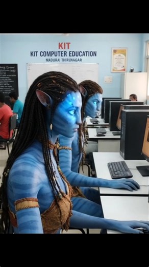 KIT COMPUTER EDUCATION on Instagram: "Avatar Na’vi are upgrading their skills for 2026! 🔵💻🏹 From the floating mountains of Pandora to the tech-hubs of Madurai, the message is clear: The future belongs to those who learn! Whether you're a forest warrior or a student in Thirunagar, it’s time to "learn" with the best computer education in the city. As we celebrate Christmas 2025 and step into New Year 2026, KIT Computer Education is bringing you the most advanced software training to help you co