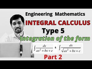 Integration of the form 1/Quadratic Type 5 Part 2 Integral Calculus Engineering Mathematics