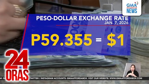 Lalo pang sumadsad sa panibagong all-time low ang halaga ng piso kontra dolyar ngayong araw. | 24 Oras