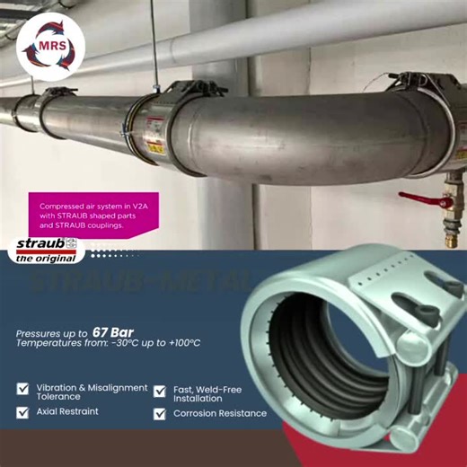 #straubcouplings #pipingsolutions #engineeringexcellence #maintenancematters #mechanicalrotatingsolutions | Daryan van Greenen