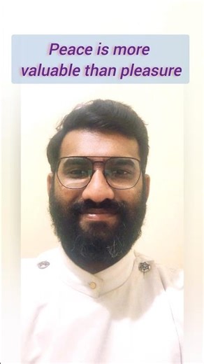 Peace is more valuable than pleasure | Rev.Sibin Stanly #shortsfeed #shorts