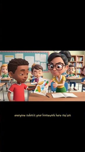 The Homework Mix-Up 📚🤣