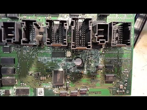 Mercedes ML 2006 rear SAM repair. No tail lights, no remote etc... Fault finding and repair.