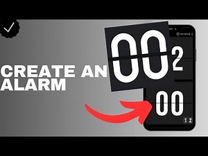 How to create an alarm in the Flip Clock app?