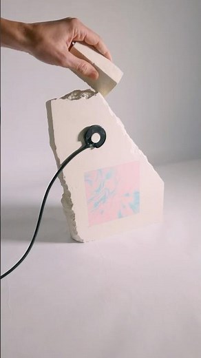 Can Touch This studio uses limestone rock to conduct vibrations which create raw sounds