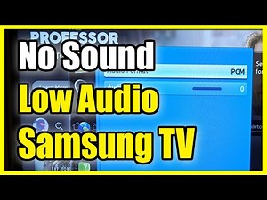 How to Fix No Sound or Low Audio on Old Samsung Smart TV (Easy Method)