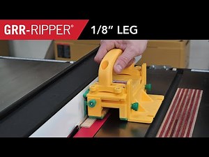 Ultra Thin Cuts on a Table Saw with 1/8" Leg | GRR-RIPPER Accessory