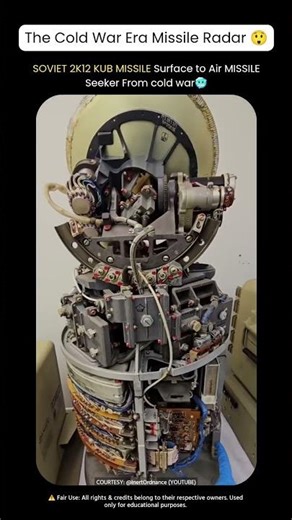 This is the Soviet 2K12 Kub missile radar | cold war | #viral #fact #shorts
