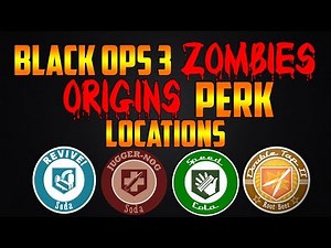 ORIGINS ALL PERK LOCATIONS! (Call of Duty Black Ops 3 Zombies Chronicles)