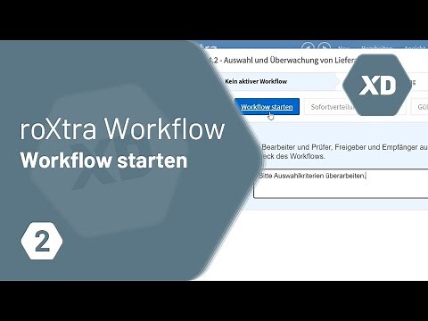 roXtra Tutorial – Workflow in roXtra starten (Version 9)
