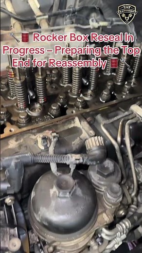 🔧🛢️ Rocker Box Reseal In Progress – Preparing the Top End for Reassembly 🛢️🔧