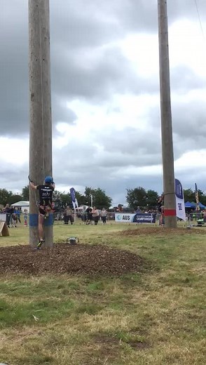 who would have thought you could miss running up a wooden pole #poleclimbing #pole #climber #sport #covid #shows #cancelled #worldchampion