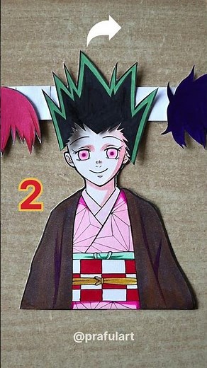 Guess the real hair of Nezuko #shorts