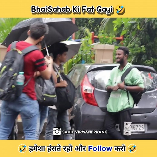 117K views · 1.9K reactions | Bhaisahab Ki Fat Gayi藍 Mere Youtube channel ko subscribe kijiye https://linkopener.co/sahil-virwani-pranks #reels #fbreels #reelsindia #pranks #comedyvideos #funnyvideos #prankvideos | Sahil Virwani Pranks | Facebook