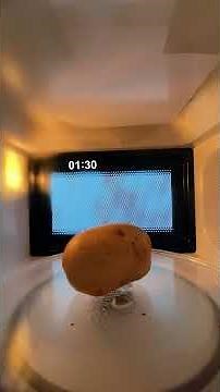 Microwave vs Potato. What's next? #microwave #experiements #scienceexperiment