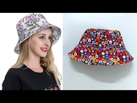 How To Make Bucket Hat Pattern 💟 Sewing Hat For Summer, Sell Or Give As A Gift