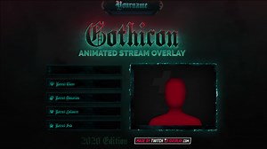 Gothicon - Gothic Twitch Overlay for Streamlabs OBS