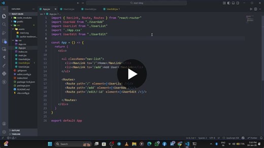 #reactjs #javascript #webdevelopment #crud #learninginpublic | Sachin Chaudhary