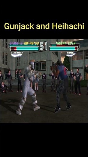 Heihachi and Gunjack 🔥tekken tag tournament gameplay #tekkentagtournament