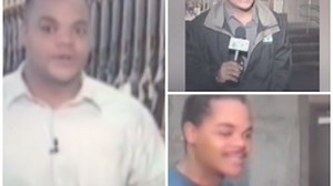 Vester Flanagan's reprimand for Obama badge as he reported elections