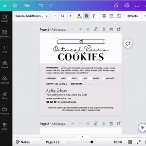 Minimalist Bakery Template | Canva Template | Bakery Business Bundle | Cake Business Bundle | Bakery Branding Kit - Etsy