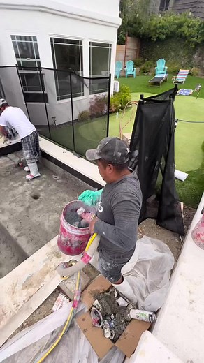#oddlysatisfying #asmr #foryou #enjoy #construction #pool #spa #plaster #fypシ #trabajo #clean #work #perfect #watch