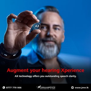 Augment your hearing Experience with the Signia AX Platform Special features: 👉 Augmented Speech Understanding 👉 Android & iPhone connectivity 👉 AI Digital Assistant 👉 Recharge on-the-go 👉 Immersive Soundscape Visit us to explore the innovative hearing devices bit.ly/JMW_Stores For more info: ☎️ 94 112 815 490 | 94 777 770 066 🌐 www.jmw.lk #wickramarachchi #hearing #care #signia #bebrilliant #ax #ai #experience #nextlevel #audio #sound #speech #clarity #upgrade #technology #innovative #hea