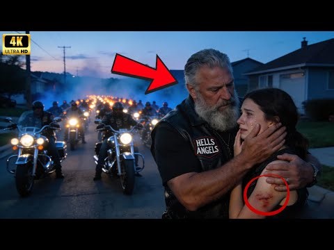 "Who Beat You?" Hells Angel's Daughter Cried. 100 Bikers Arrived To Settle The Score!