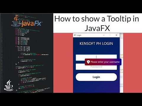 JavaFX Tutorial: How to show a Tooltip in JavaFX 2021