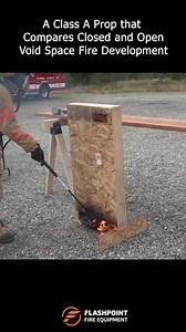 511K views · 1.1K reactions | Comparison of fire development in a closed compartment versus one with openings at both ends and (as a result) a footpath. | Flashpoint Equipment | Facebook