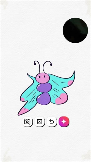 butterfly 🦋 drawing template