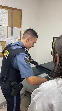 FINGERPRINTING PROCESS with Deputy Evans