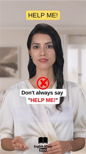 DON'T always say help me. Don’t forget to like and save this post for later! 📌 If you want to improve your English vocabulary, subscribe to our YouTube channel.❤️ #english #englishspeaking #englishlearning #englishteacher #englishvocabulary #englishwords #englishtips #englishgrammar #英語 #الإنجليزية #ingles #ingilizce #английский #inglés #inglese #angielski #ingilizceöğreniyorum #ingilizceogren #americanenglish #britishenglish #learnenglish #ieltspreparation #vocabulary #englishidioms #phr