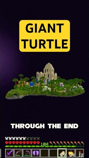 I Built a GIANT Space Turtle in Minecraft!