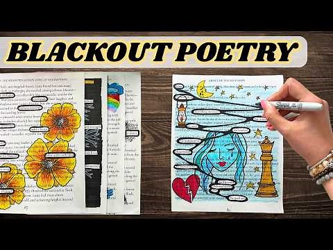*10* Blackout Poetry Ideas ✍️ How-To Tutorial with Examples