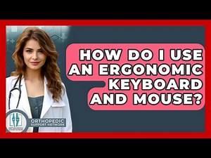 How Do I Use An Ergonomic Keyboard And Mouse? - Orthopedic Support Network