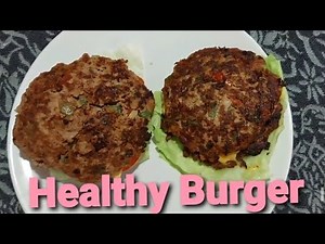 Healthy Burger Recipe।How to make 10min Burger