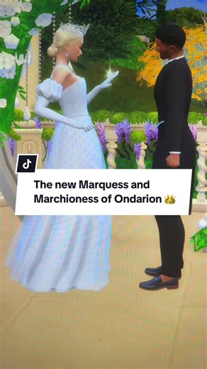 Juliette ranked up and married Marquess Enzo Alto ❤️💍👑 he may be a bit toxic but atleast it got me higher rank! Let’s see what happens with the newly weds 🤪 #sims4royalwedding #altodynasty #enzoalto #sims4married #sims4wedding