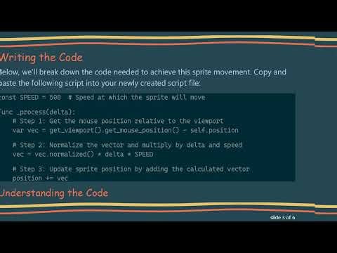 How to Make a 2D Sprite Follow Mouse in Godot