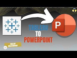 How to Convert Tableau to PowerPoint (Quick & Easy) | Tableau Foundations