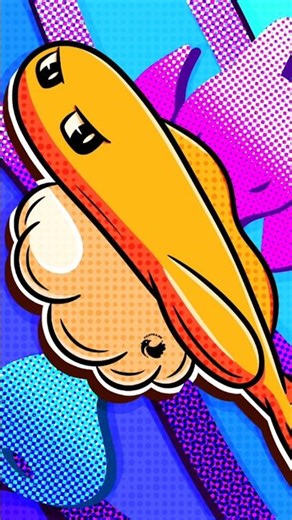 Day 468 Tatsugiri Stretchy • Pop Art Drawing