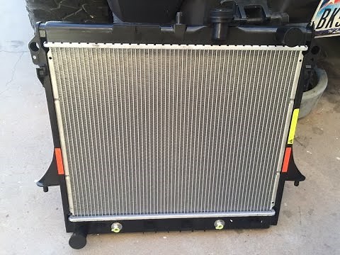 Replacing Radiator on Hummer H3 and H3t