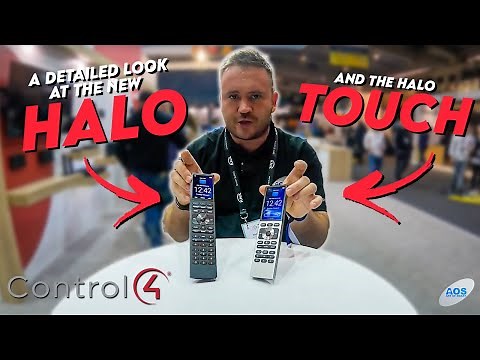In-Depth Look At The New Control4 Halo And Halo Touch Remotes At ISE 2023!