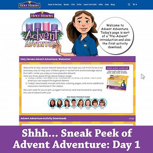 7.5K views · 166 reactions | We are getting ready for Advent Adventure---and this year, we have some NEW videos!! Does your family attend the Extraordinary Form (Latin Mass)? Well...we will now have Sunday Gospel videos for the Extraordinary Form during Advent Adventure!! Sign up (it's FREE) at: AdventAdventure.com | Holy Heroes | Facebook