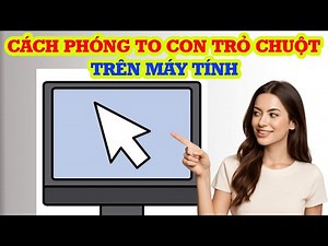 How to enlarge the mouse pointer on the Windows 11 computer screen super easy