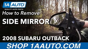 How to Replace Side Mirror 2004-09 Subaru Outback