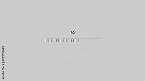 Loading bar and downloading uploading 100 percent animated